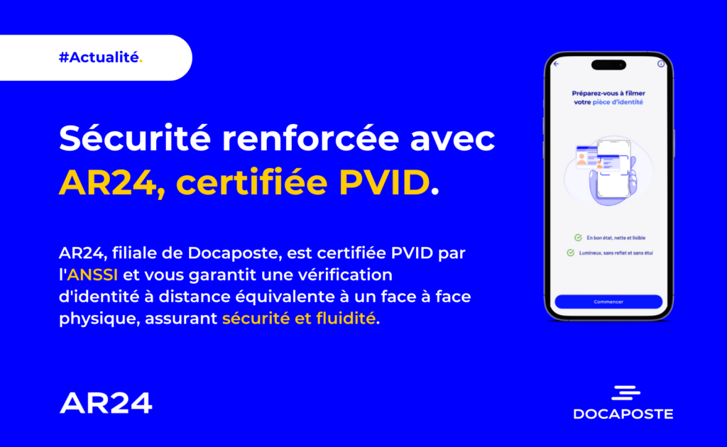 Réceptionnez une LRE avec une vérification d’identité certifiée